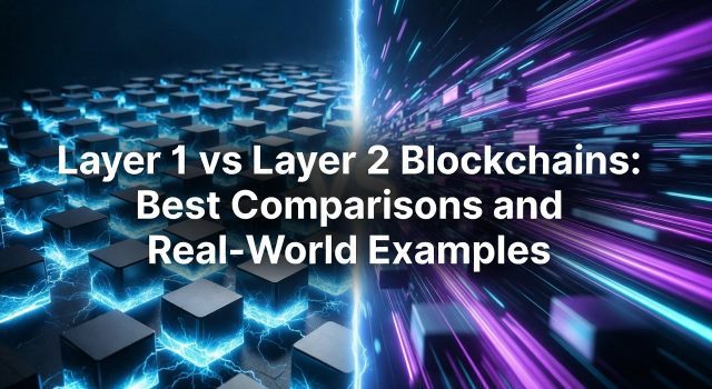 Layer 1 vs Layer 2 Blockchains: Best Comparisons and Real-World ...